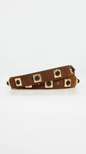 AUREUM No. 2 Suede Studded Belt