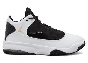 JORDAN Max Aura 2 Sneakers - White/metallic Gold/black