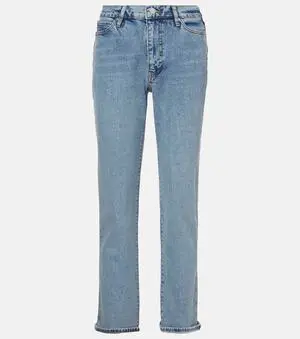 FRAME The Borrowed Straight Leg Jeans