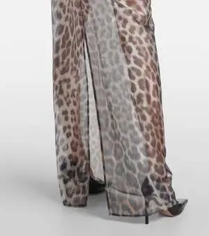 JACQUES WEI Crystal-embellished Maxi Dress