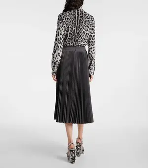 Dolce & Gabbana Pleated Midi Skirt