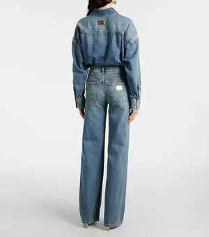 Dolce & Gabbana High-rise Wide-leg Jeans