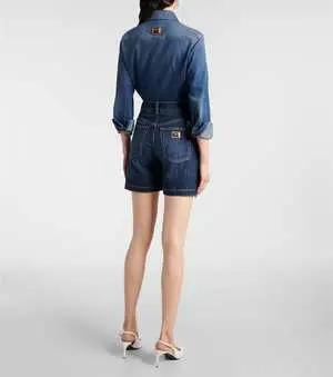 Dolce & Gabbana High-rise Denim Shorts