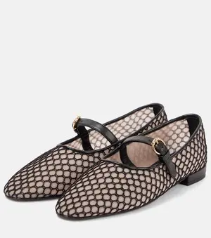 Ulla Johnson Isobel Mesh Mary Jane Flats
