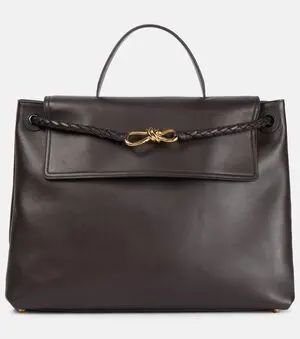 Bottega Veneta Ciao Ciao Knot Large Tote - Brown