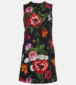 Dolce & Gabbana Floral Print Mini Dress - Multicoloured