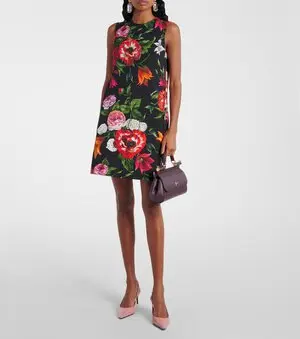 Dolce & Gabbana Floral Minidress - Multicoloured