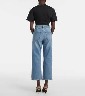FRAME The Champagne Embellished Straight Jeans