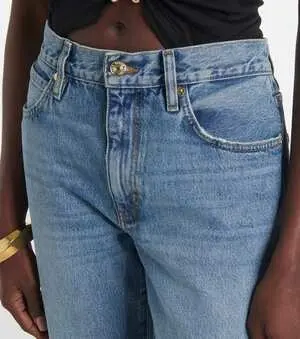 FRAME The Champagne Embellished Straight Jeans