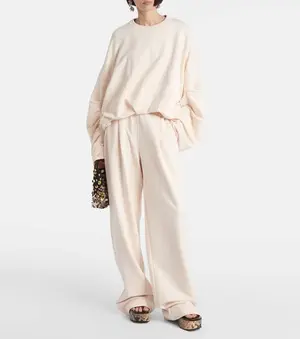 Dries Van Noten Cotton Sweatshirt - White