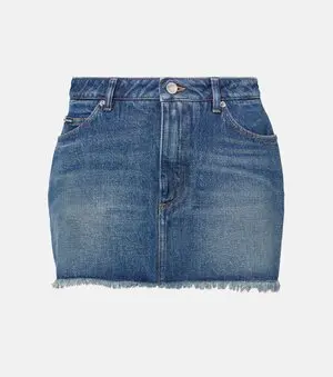 Dolce & Gabbana Denim Mini Skirt - Blue