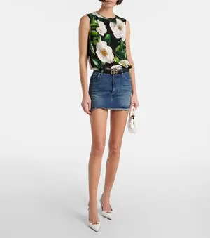 Dolce & Gabbana Denim Mini Skirt - Blue