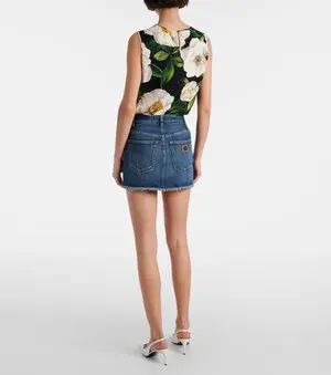 Dolce & Gabbana Denim Mini Skirt - Blue