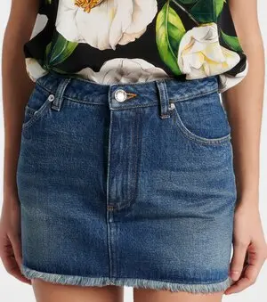 Dolce & Gabbana Denim Mini Skirt - Blue