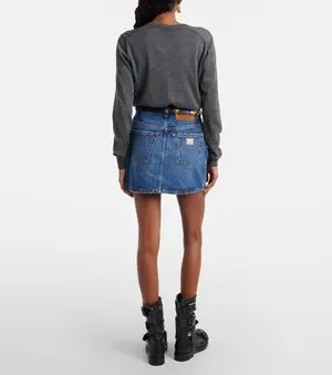 Dolce & Gabbana Denim Mini Skirt - Blue