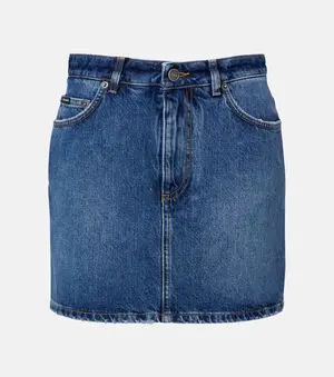 Dolce & Gabbana Denim Mini Skirt - Blue