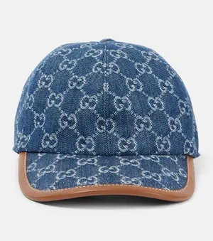Gucci Gg Canvas Baseball Cap - Blue