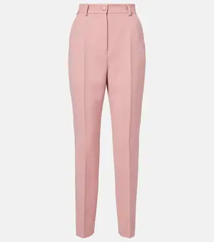 Dolce & Gabbana Virgin Wool Slim Pants