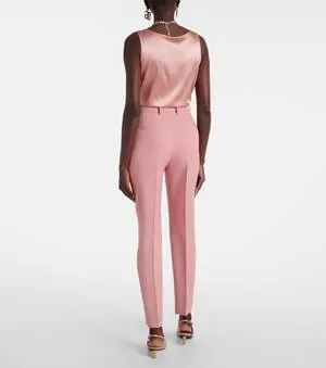 Dolce & Gabbana Virgin Wool Slim Pants