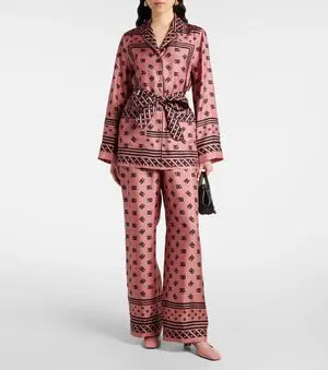 Dolce & Gabbana Dg Silk Satin Shirt