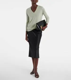 JOSEPH Cashair Cashmere Sweater - Green