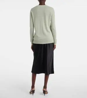 JOSEPH Cashair Cashmere Sweater - Green