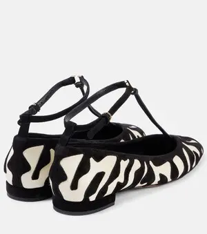 Ulla Johnson Polline Leather Ballet Flats - Brown