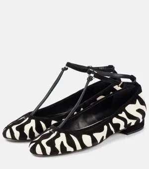 Ulla Johnson Polline Leather Ballet Flats - Brown
