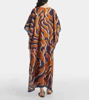 ERES Archipel Printed Silk Kaftan