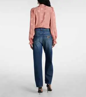 Dolce & Gabbana Distressed Straight Jeans