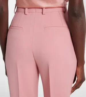 Dolce & Gabbana Virgin Wool Slim Fit Trousers