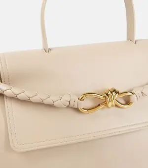 Bottega Veneta Ciao Ciao Knot Medium Leather Tote - Beige