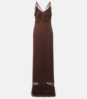 JACQUES WEI Layered Slip Dress