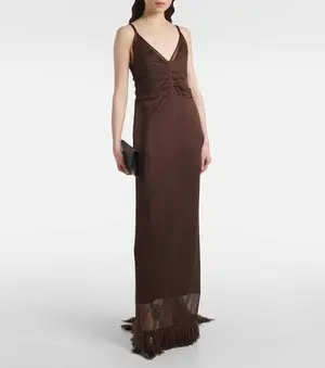 JACQUES WEI Layered Slip Dress