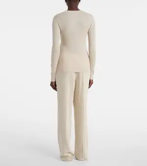 JOSEPH Ribbed Merino Wool Sweater
