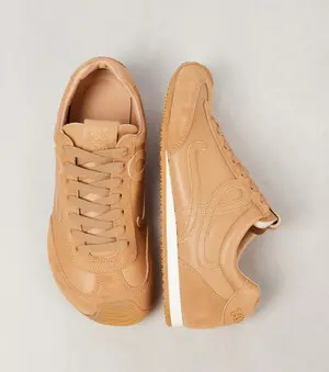 Loewe Ballet Runner 2.0 Leather Sneakers - Brown