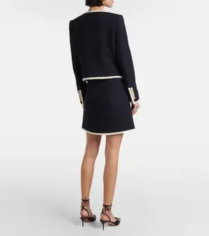 Veronica Beard Mabel Cropped Tweed Jacket