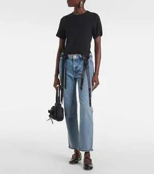FRAME The Borrowed Straight Leg Jeans