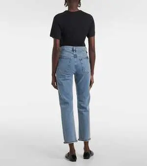 FRAME The Borrowed Straight Leg Jeans