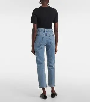 FRAME The Borrowed Straight Leg Jeans