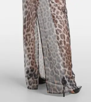 JACQUES WEI Crystal-embellished Maxi Dress