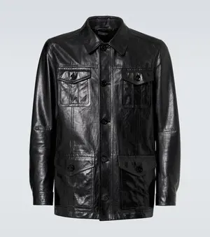 TOM FORD Leather Field Jacket