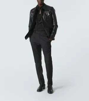 TOM FORD Leather Field Jacket