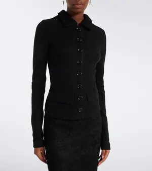 Dolce & Gabbana Virgin Wool Cardigan - Black