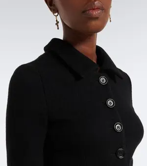 Dolce & Gabbana Virgin Wool Cardigan - Black