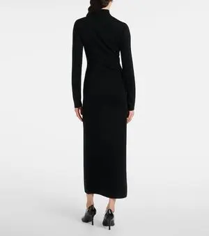 JOSEPH Knitted Wool And Silk Maxi Dress