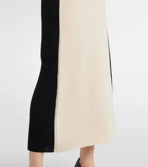 JOSEPH Knitted Wool And Silk Maxi Dress