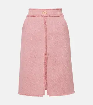 Dolce & Gabbana Dg Wool-blend Skirt