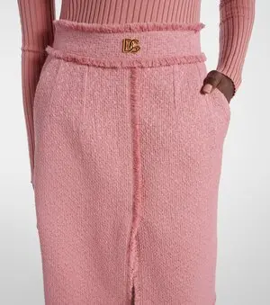 Dolce & Gabbana Dg Wool-blend Skirt