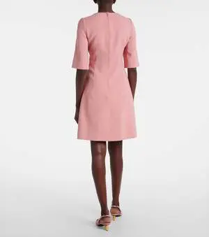 Dolce & Gabbana Virgin Wool Minidress - Pink
